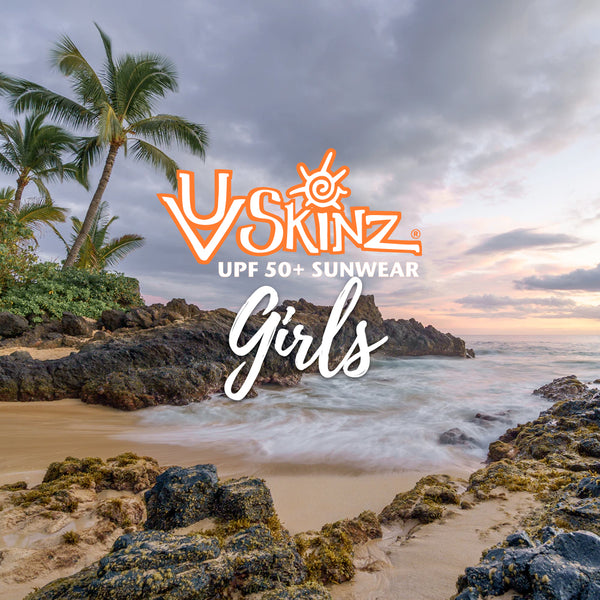 Girl’s Rash Guards | Certified UPF 50+ – UV Skinz®