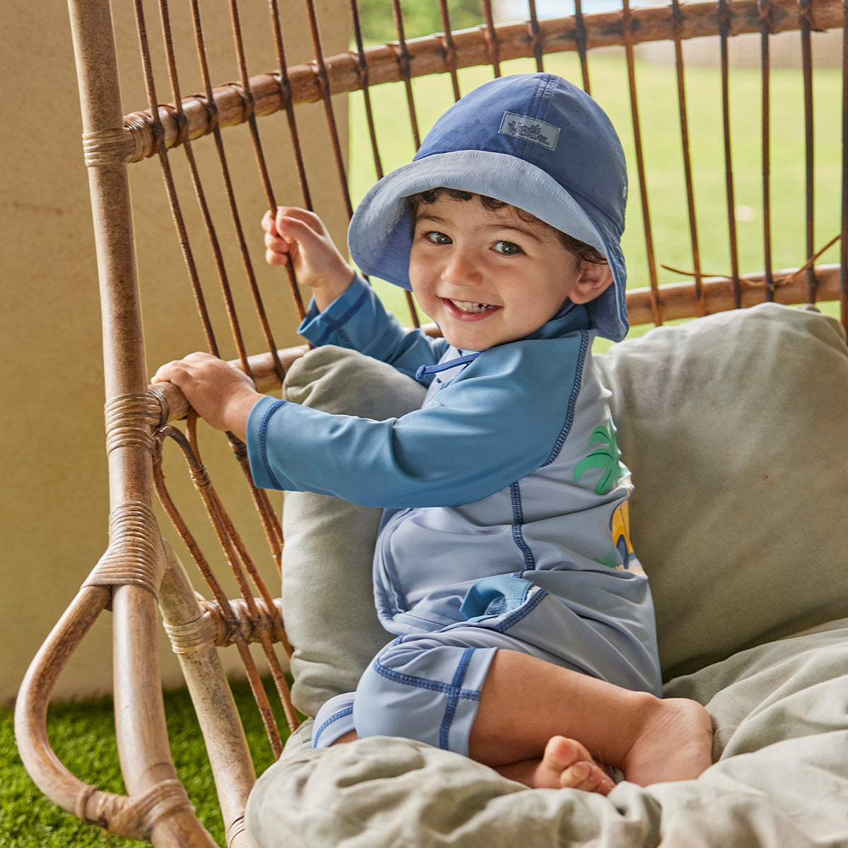 Baby Boys' Reversible Sun Hat | Baby UPF 50+ Bucket Hat – UV Skinz®
