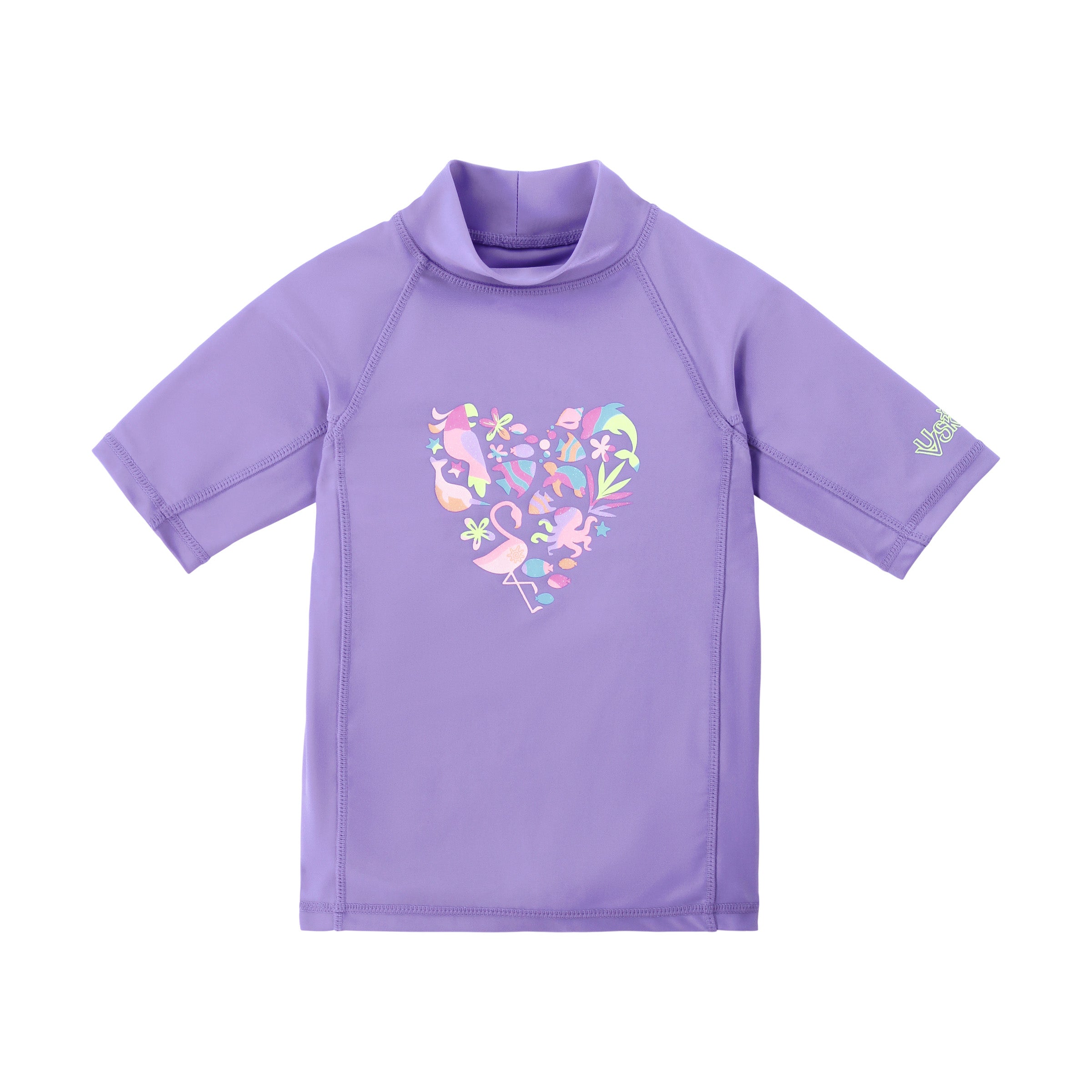 Girl's Short Sleeve Sunny Swim Shirt | Certified UPF 50+ – UV Skinz®