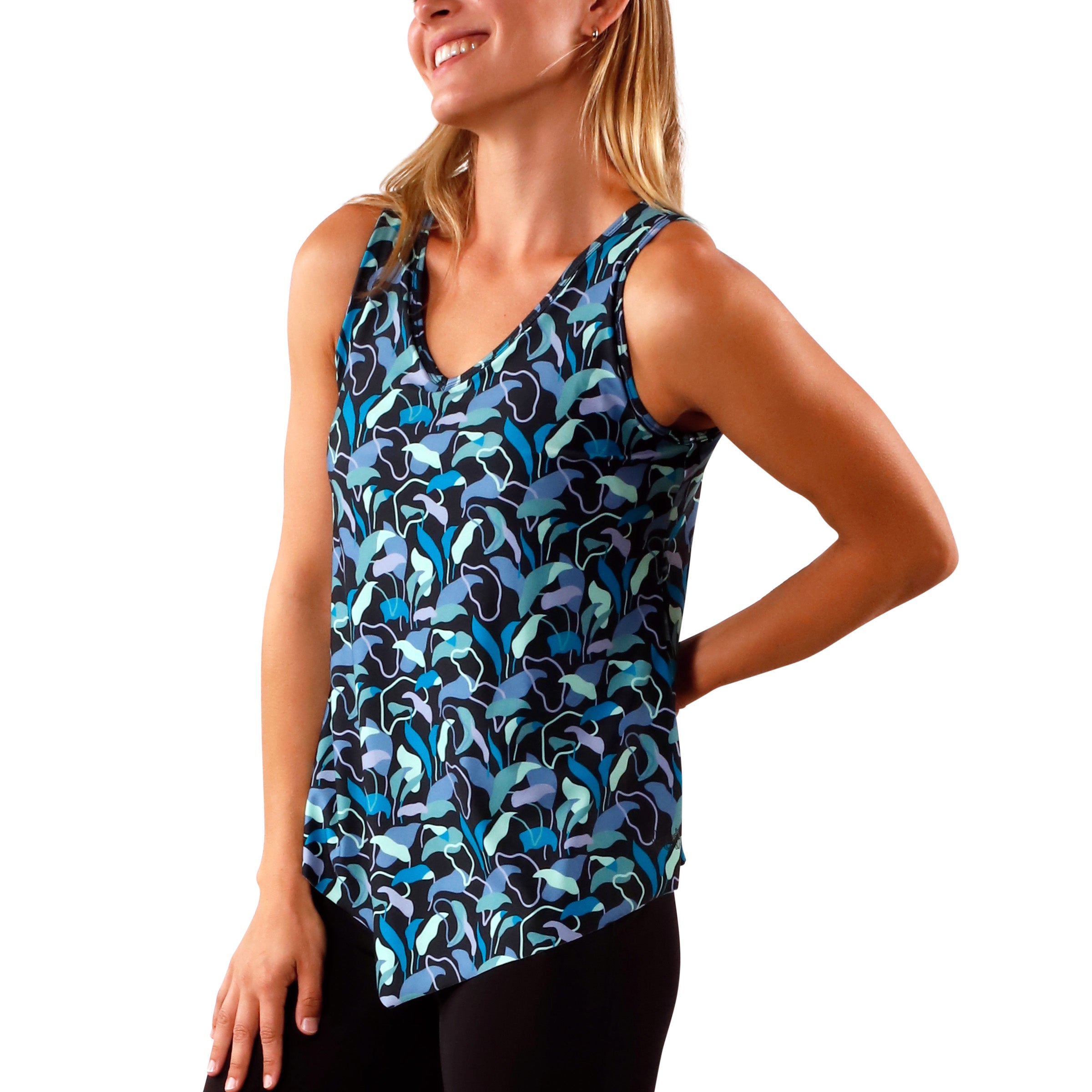 Women's Swim Tank Top with Bra | Certified UPF 50+ – UV Skinz®