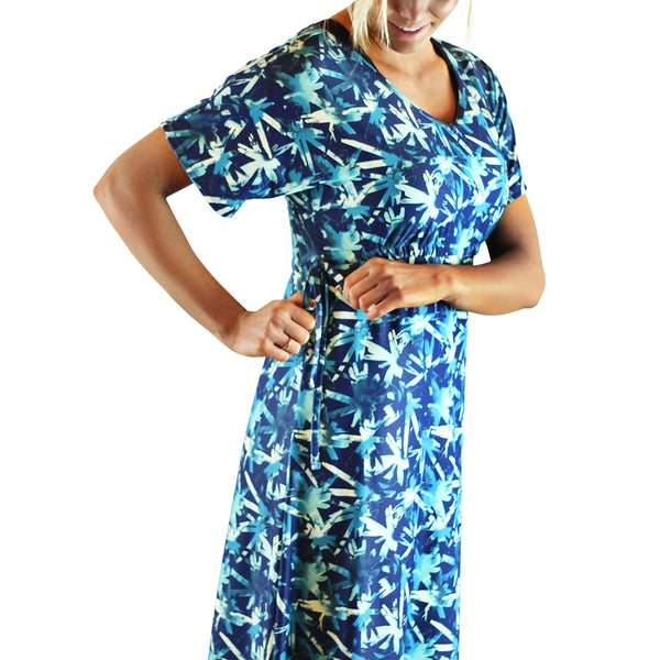 Women's UPF Maxi Dress Cover Up | Modest Beach Cover Up – UV Skinz®