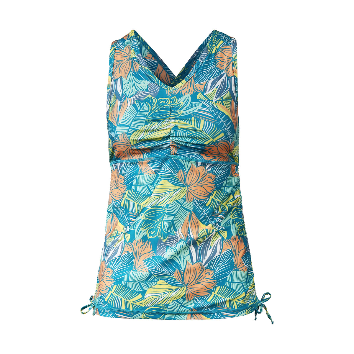 Women's Ruched Swim Tank Top | Certified UPF 50+ – UV Skinz®