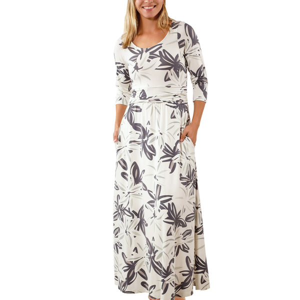 Women's UPF Scoop Neck Maxi Dress | Sun Protection Dress – UV Skinz®