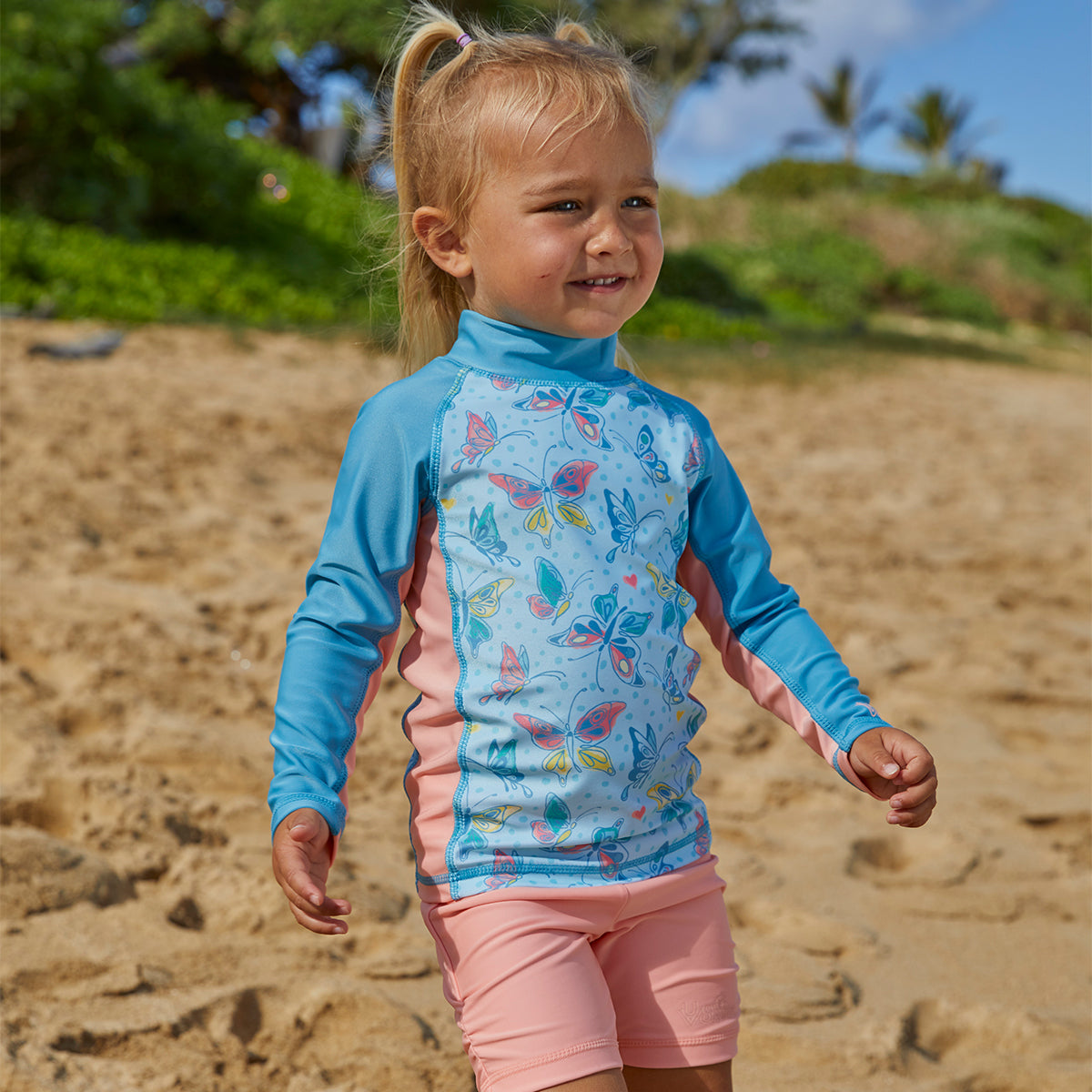 Girl's Long-Sleeve Sunny Swim Shirt | UV Skinz – UV Skinz®