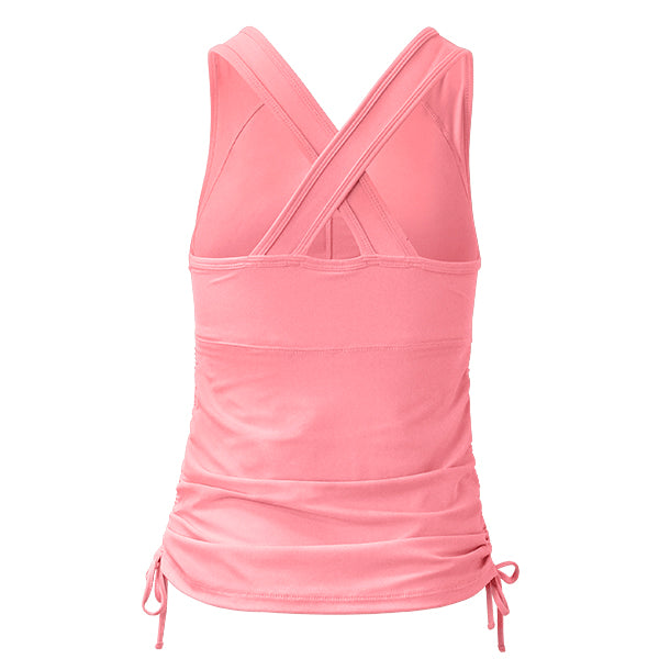 Women's Ruched Swim Tank Top | Certified UPF 50+ – UV Skinz®