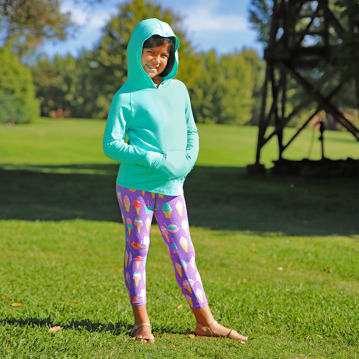 Girls' Swim Capris | UV Skinz – UV Skinz®